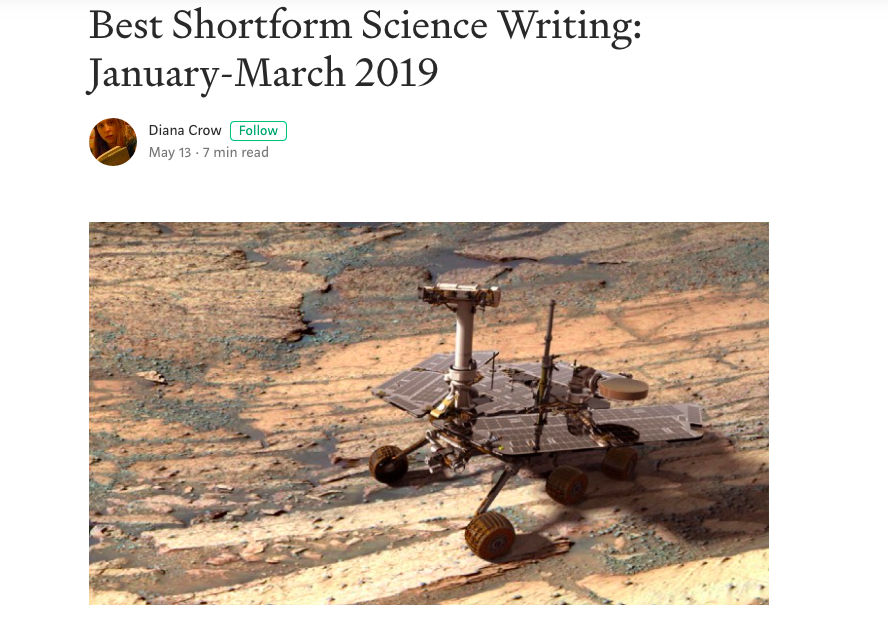“Best Shortform Science Writing” – Starre Julia Vartan